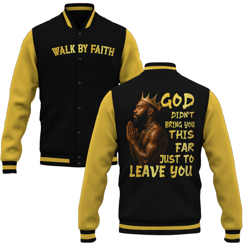 Walk By Faith Baseball Jacket – Theblackluxe