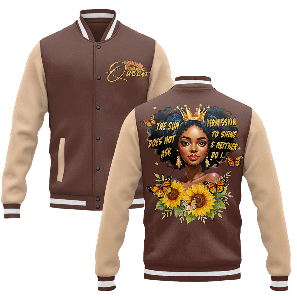 Unapologetic Shine Baseball Jacket – Theblackluxe